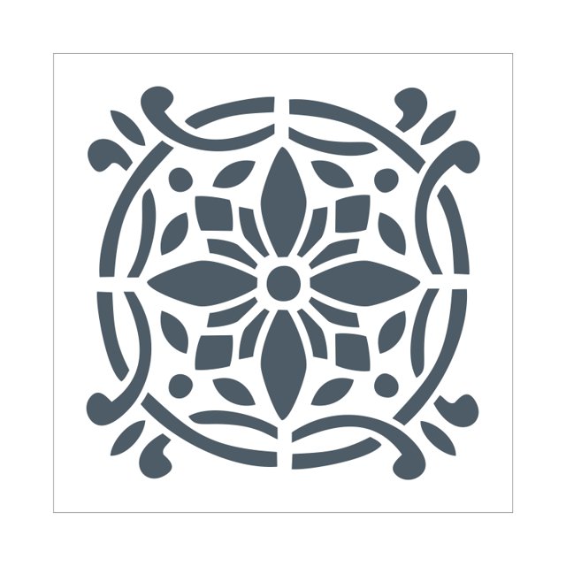 Stencil Ladrilho - 14x14 - Ref 5528 | Stencil direto da fábrica com até 50% Off