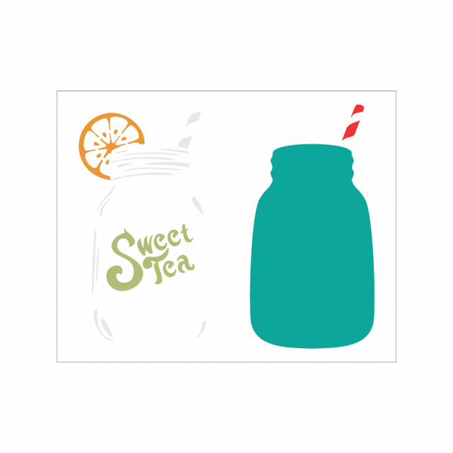 Stencil Sweet Tea - 20x25 - Ref 9184 | Stencil direto da fábrica com ...