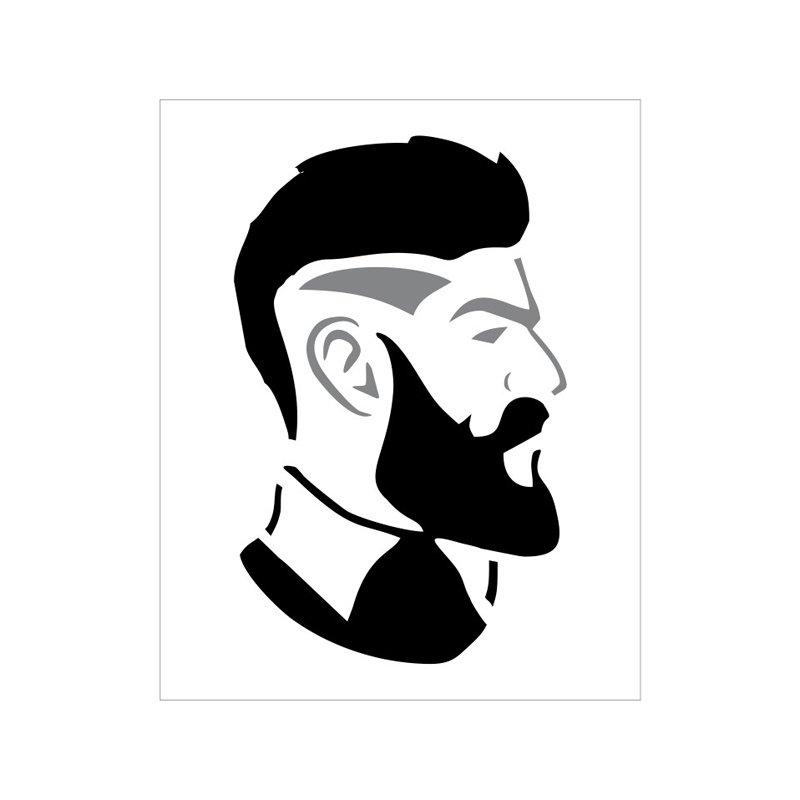 Stencil Homem - 20x25 - Ref 9364 | Stencil direto da fábrica com até 50 ...