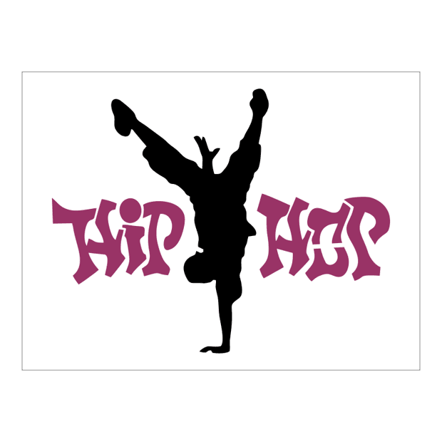 Stencil Hip Hop - 15x20 - Ref A3152 | Stencil direto da fábrica com até 50% Off | Tamako Laser
