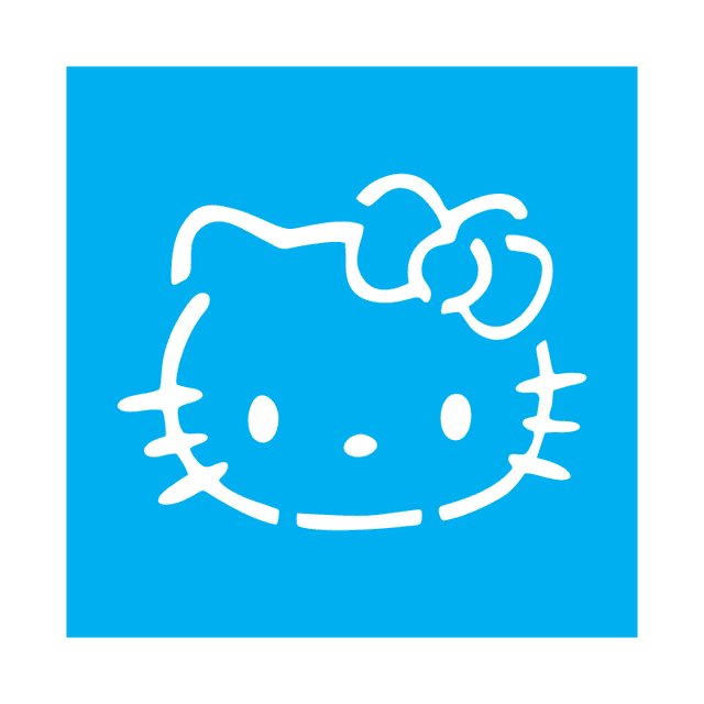 Stencil Hello Kitty - 14x14 - Ref C441 | Stencil direto da fábrica com ...