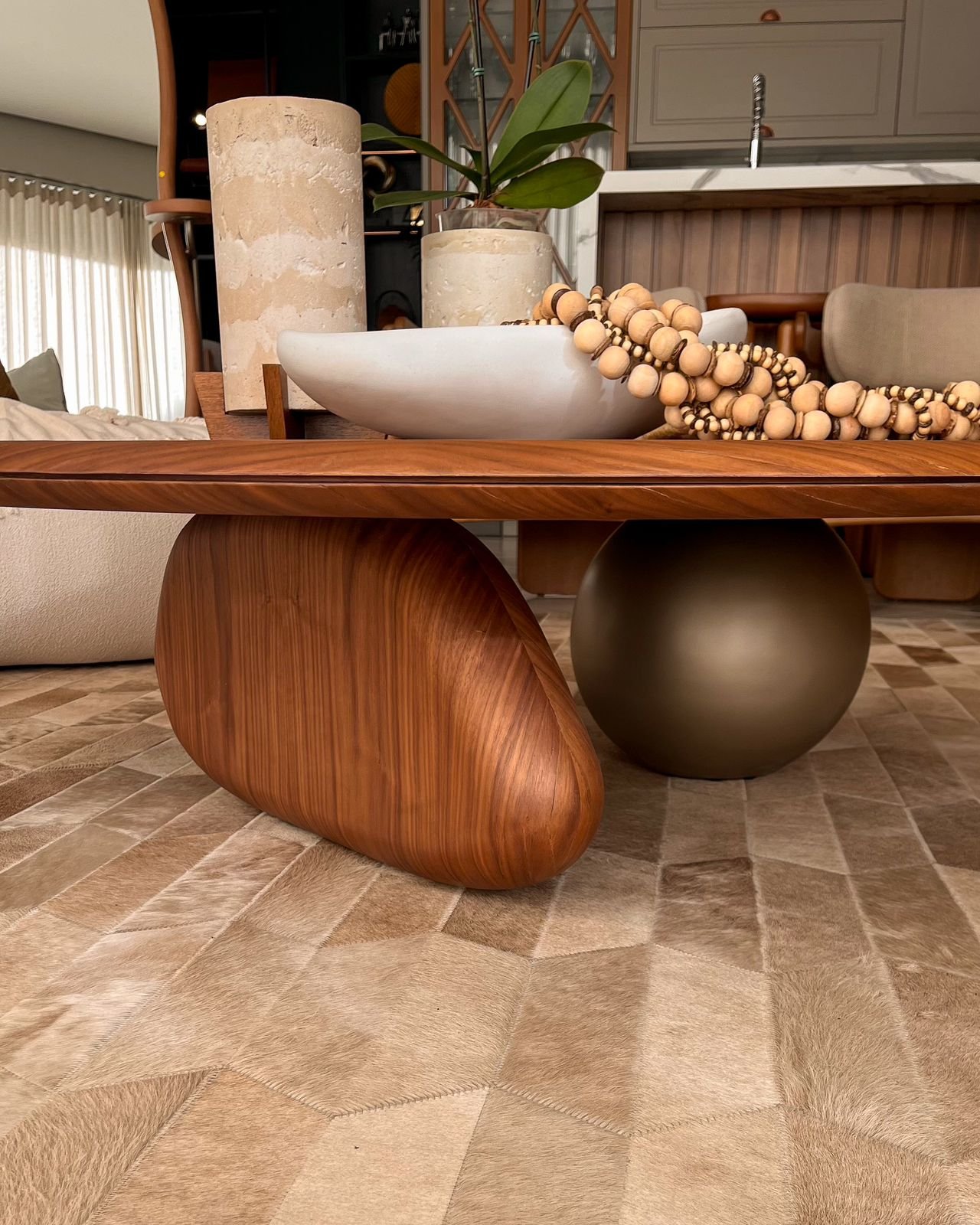 Mesa de Centro Pebble - Harmony Brasil | Vimóveis