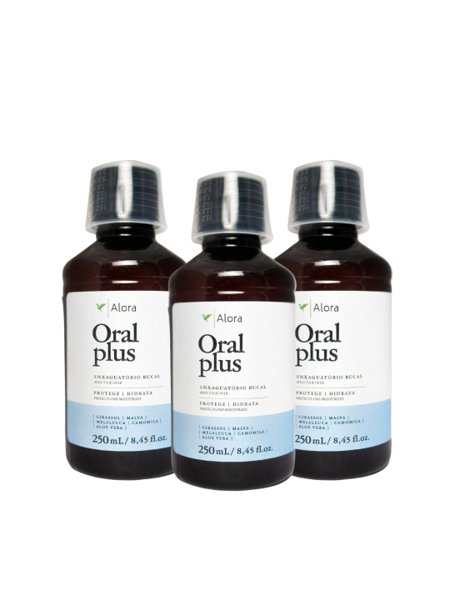 Kit Oral Plus 3 Unidades (45 dias de tratamento) - Enxaguante para ...