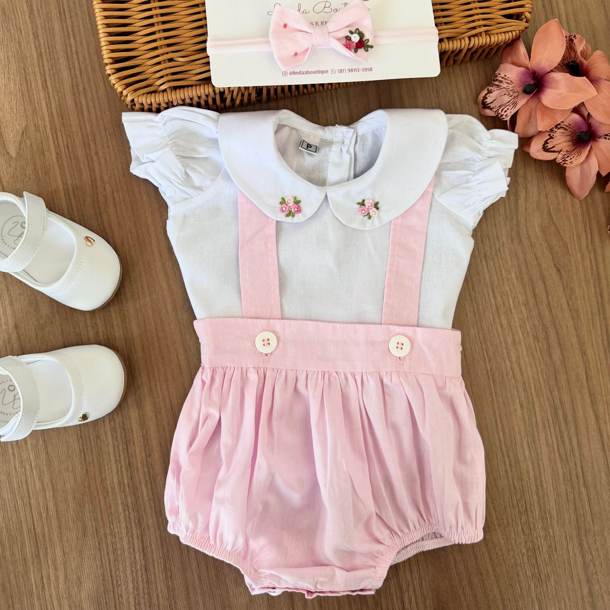 Conjunto Beatrice Rosa | Loja linda boutique