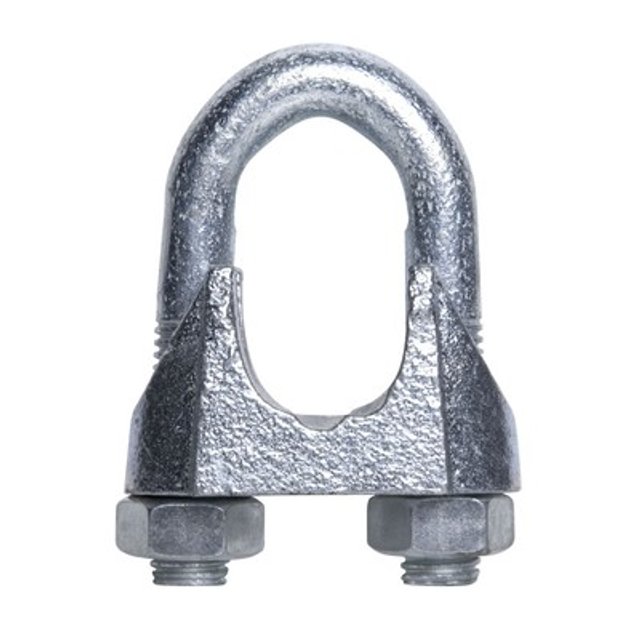 CLIP/GRAMPO P/CABO AÇO 6,4mm - 1/4" LEVE | Fati Ferramentas