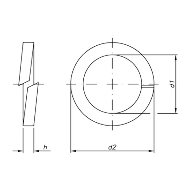 ARRUELA PRESSÃO M12 ZINCADA | Fati Ferramentas
