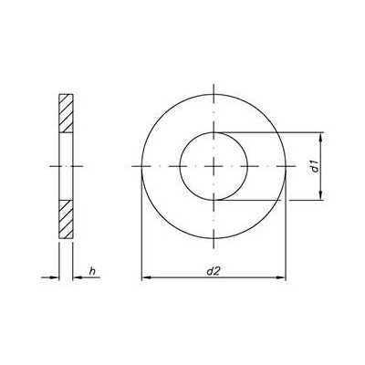 ARRUELA LISA M12 INOX | Fati Ferramentas