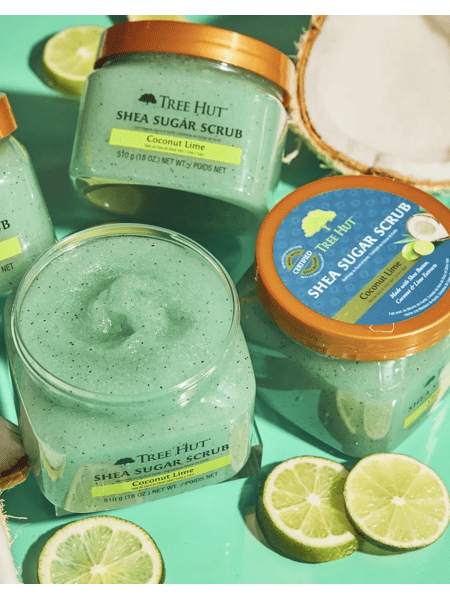 Tree Hut Esfoliante Corporal Coconut Lime 510g Coco Com Limão Ar