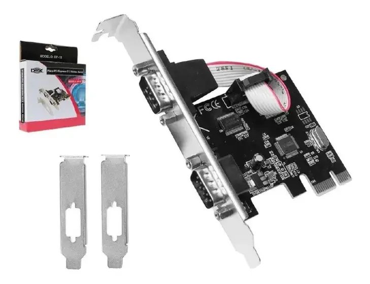 Placa Pci Express Com 2 Saidas Serial Dex DP-19 | InfoParts
