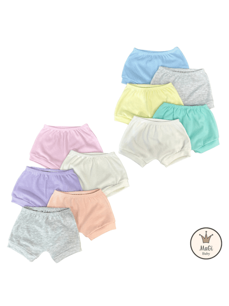 Kit com 5 Shorts Liso MaGi Baby | Parquinho do Bebê