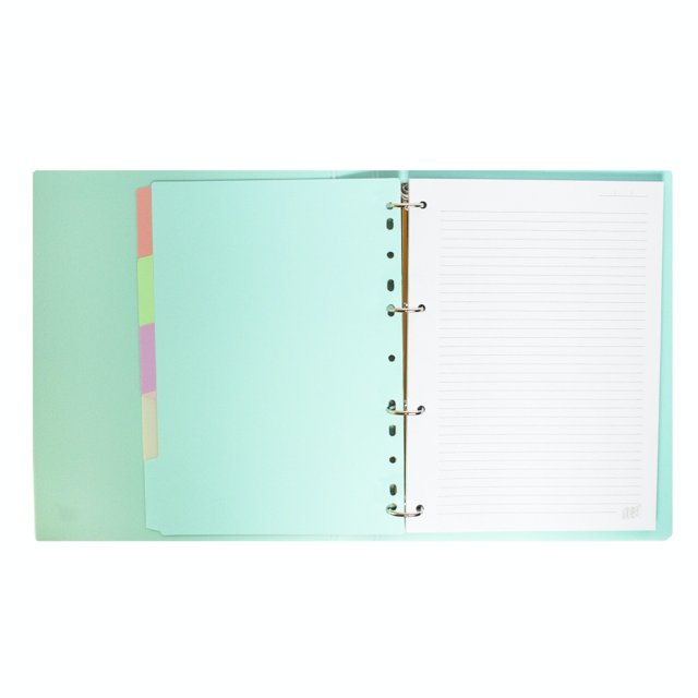 Fichário YES B5 (Colegial) Tons Pastel - Azul | Lojinha da Lívia