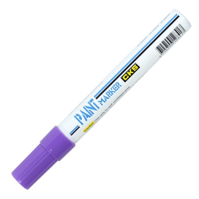 Marcador Permanente CKS Paint Marker - Violeta | Lojinha da Lívia