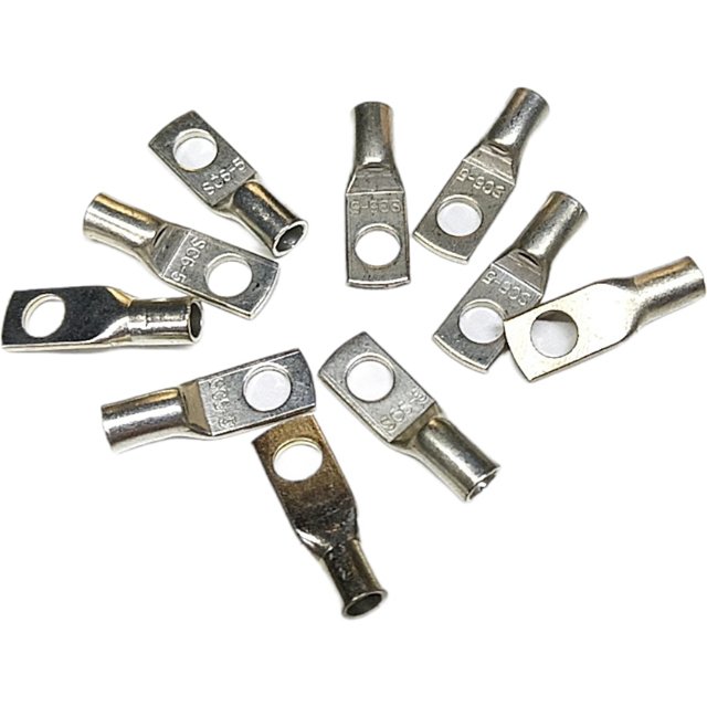 Kit 10 Terminal Olhal de Compressão para Cabo Fio de 6mm Cobre ...