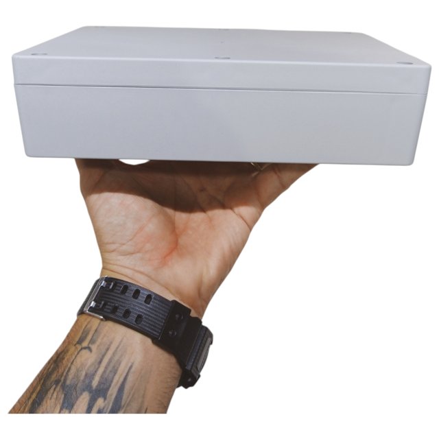 Caixa Plástica Montagem Circuito Eletrônica Resistente Vedação ...