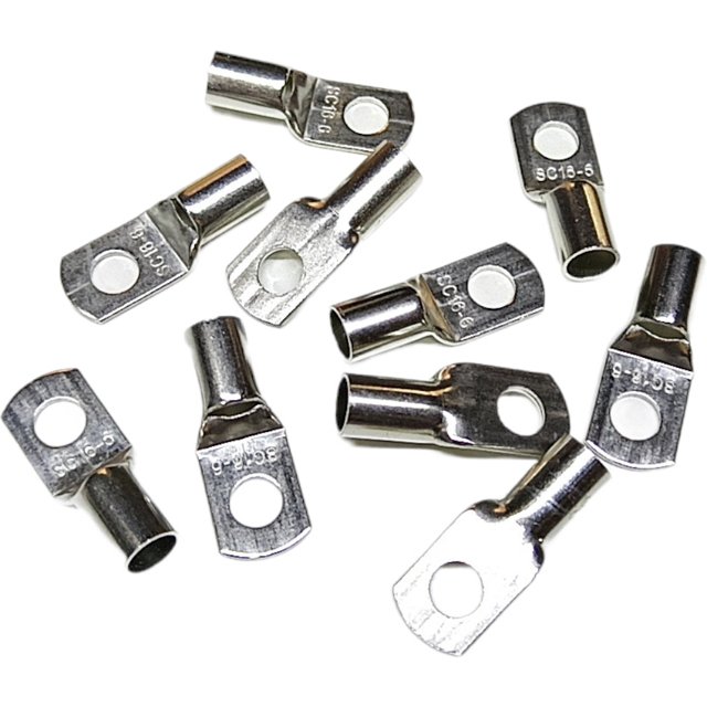 Kit 10 Terminal TM Olhal de Compressão para Cabo Fio de 16mm Cobre ...