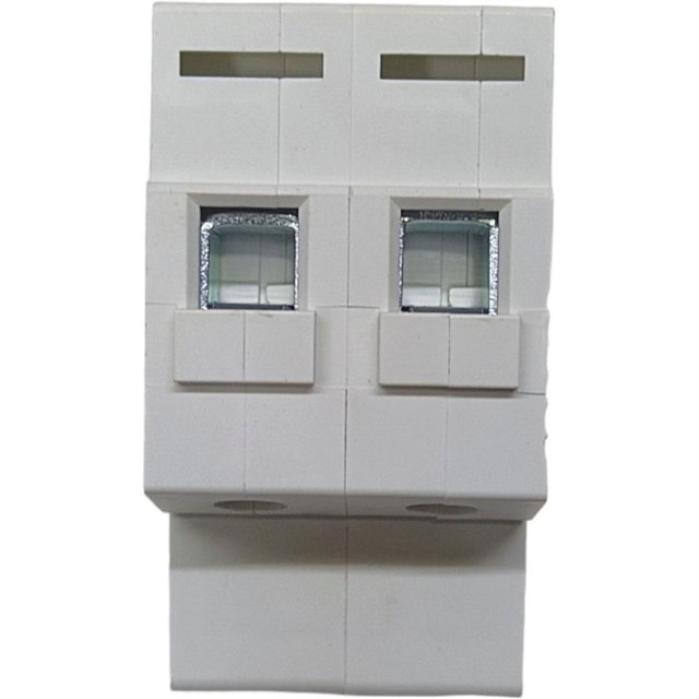 Disjuntor Bipolar Duplo Mini Din Curva C para 2 Fases de 50a | 3MAJ Solar Ltda