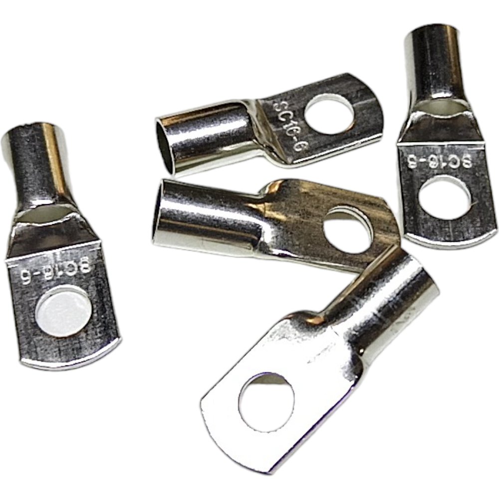 Kit 5 Terminal TM Olhal de Compressão para Cabo Fio de 16mm Cobre ...