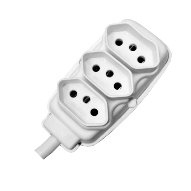 Extensão Elétrica Reforçada com 5 metros com cabo PP 3x2,5mm Tomada 20a ... Extensão Elétrica Reforçada com 5 metros com cabo PP 3x2,5mm Tomada 20a ...