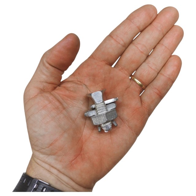 Conector Split Bolt Parafuso Fendido para Emenda Cabos 70mm Bimetálico Estanhado | 3MAJ Solar Ltda