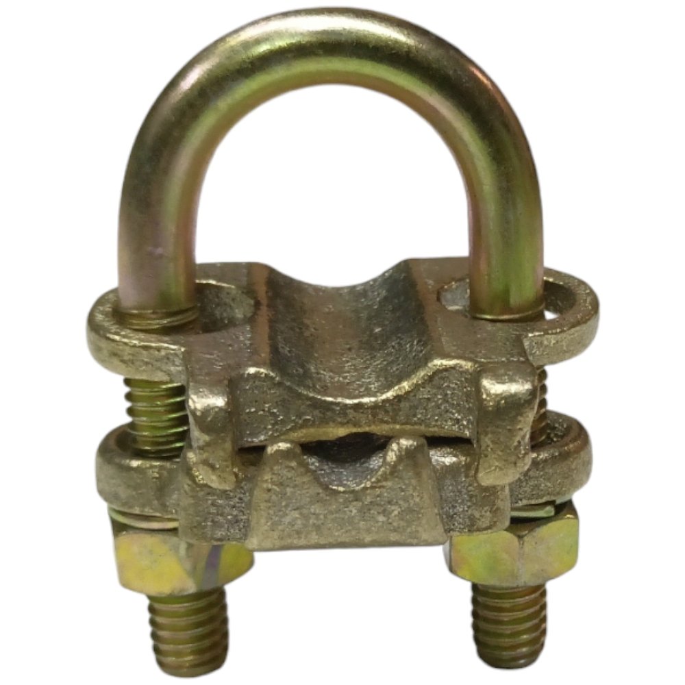 Grampo Conector Gtdu Duplo Aterramento Tipo U para Haste 5/8 até 3/4 ...