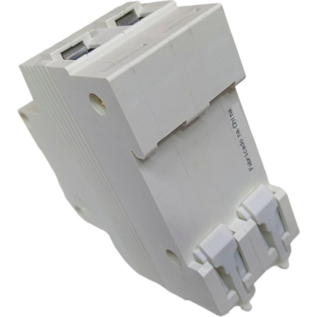 Disjuntor Bipolar Duplo Mini Din Curva C para 2 Fases de 63a | 3MAJ Solar Ltda