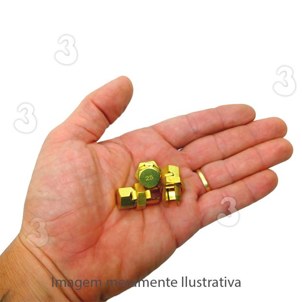 Conector Parafuso Fendido Split Bolt 25mm Latão Emenda Cabos | 3MAJ ...