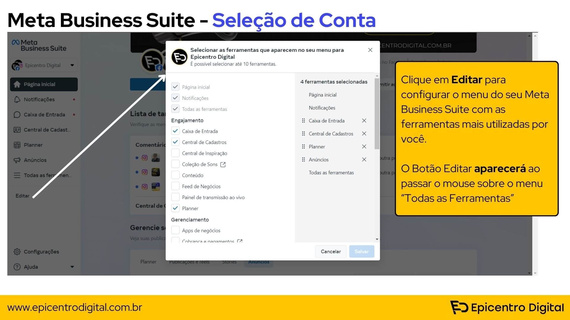 Meta Business Suite: Como Configurar e Usar | Epicentro Digital