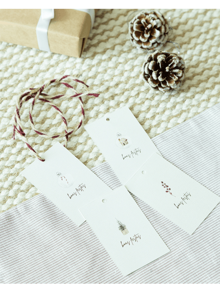 Kit de tags para presentes | Luiza Porto Casa
