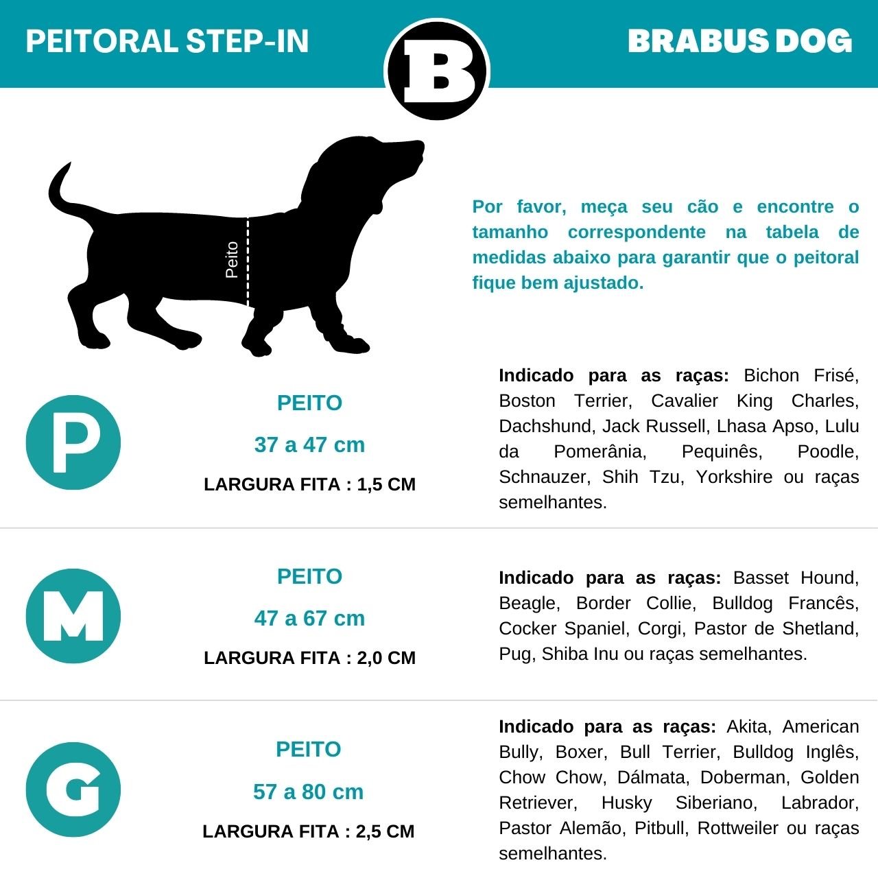 Peitoral Step-in Brabus Dog Rosa e Preta | Brabus Dog
