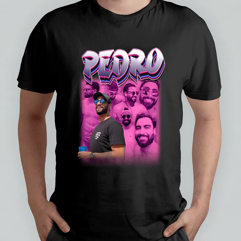 Camiseta Camiseta Graphic Tee com Suas Fotos em Mimos da Isa | Mimos da Isa