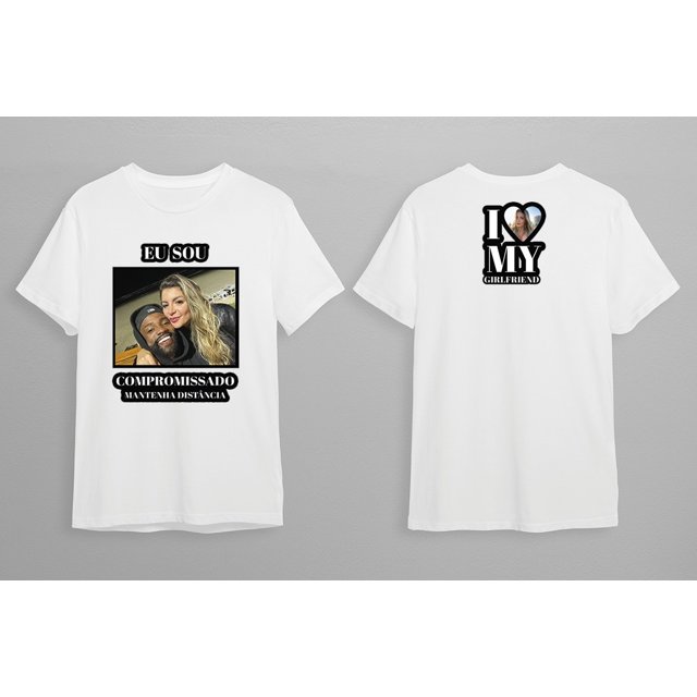 Camiseta Eu amo Minha Namorada em Mimos da Isa | Mimos da Isa Camiseta Eu amo Minha Namorada em Mimos da Isa | Mimos da Isa