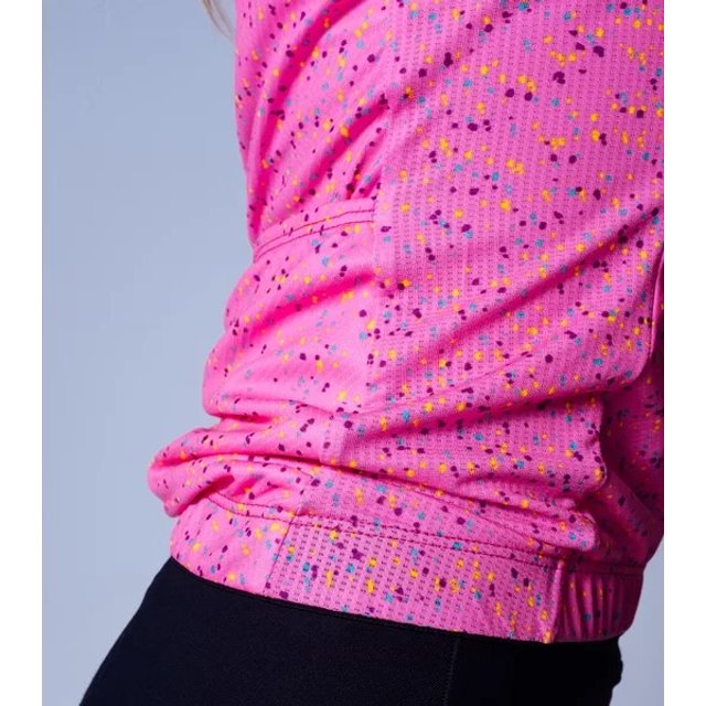 CAMISA ULTRACORE CHICLETS MANGA CURTA FEMININA ROSA | Rodociclo Bikeshop