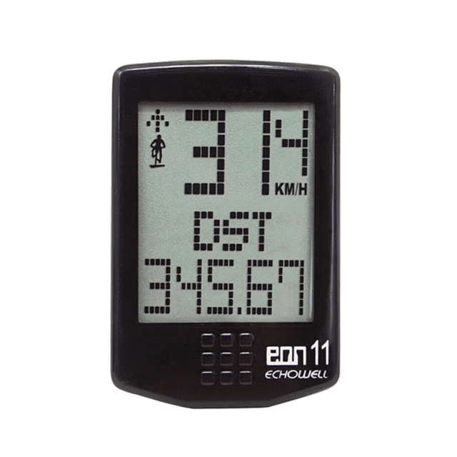 VELOCÍMETRO ECHOWELL EON 11W TOUCH WIRELESS E LUZ | Rodociclo Bikeshop