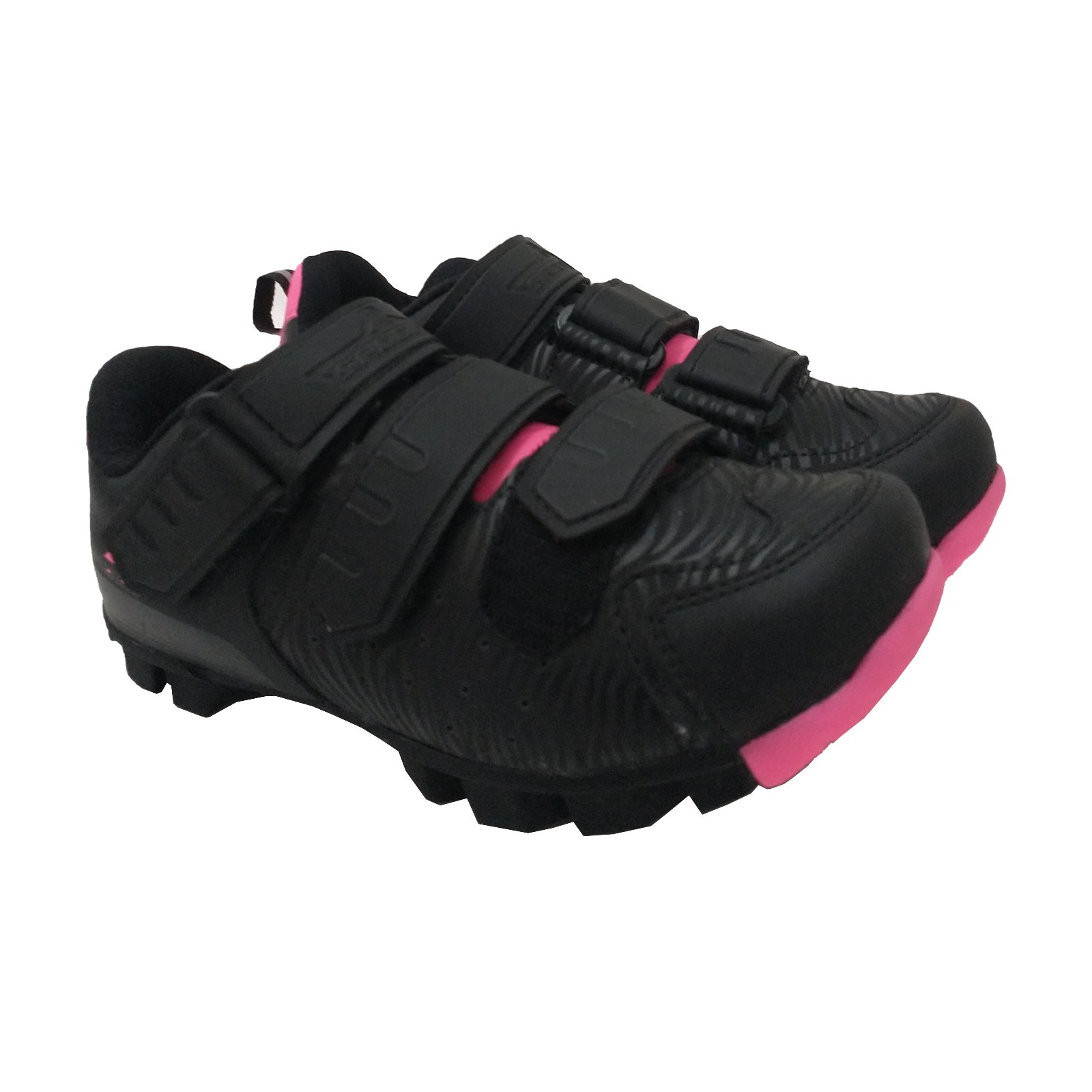 Sapatilha Grool Cool 3 Velcros Mtb Preto Rosa Rodociclo Bikeshop