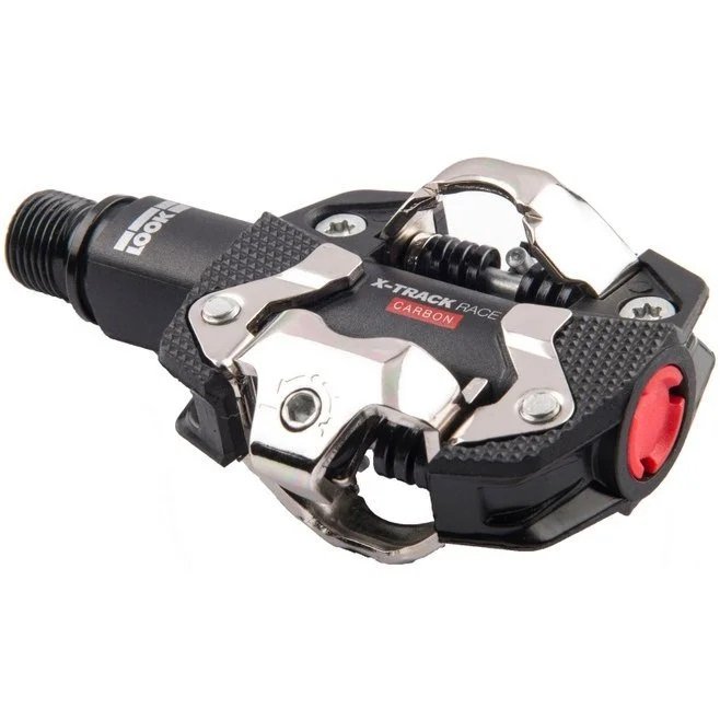 PEDAL LOOK CLIP X-TRACK RACE CARBON PRETO | Rodociclo Bikeshop