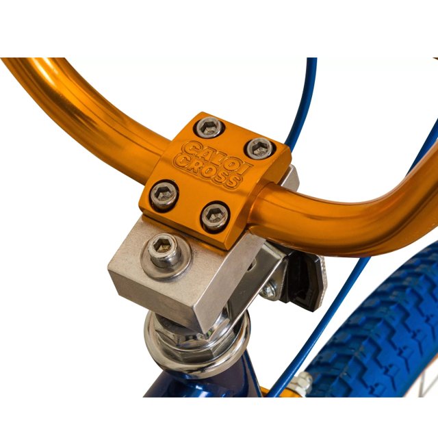 Bicicleta Caloi Cross Extra Light Azul E Dourado Rodociclo Bikeshop