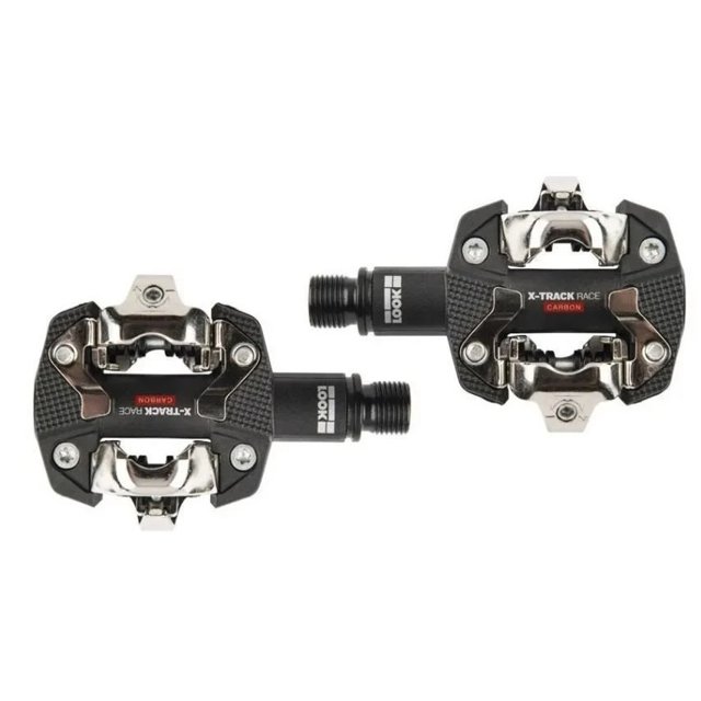 PEDAL LOOK CLIP X-TRACK RACE CARBON PRETO | Rodociclo Bikeshop
