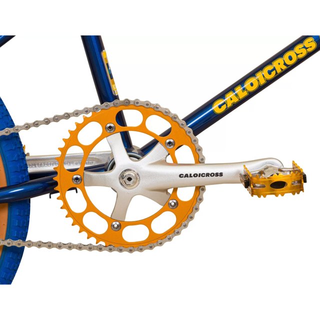 Bicicleta Caloi Cross Extra Light Azul E Dourado Rodociclo Bikeshop