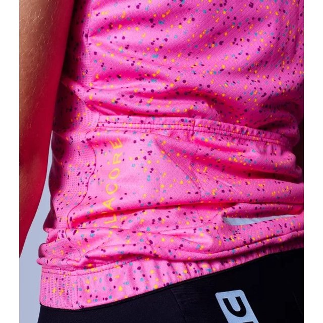 CAMISA ULTRACORE CHICLETS MANGA CURTA FEMININA ROSA | Rodociclo Bikeshop