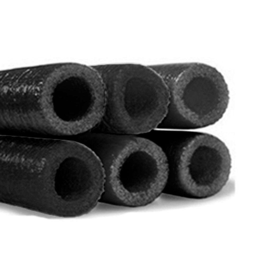 Kit de 06 Isotubos de 1,30m bi partidos Blindados Pretos Henri p/Cama ...