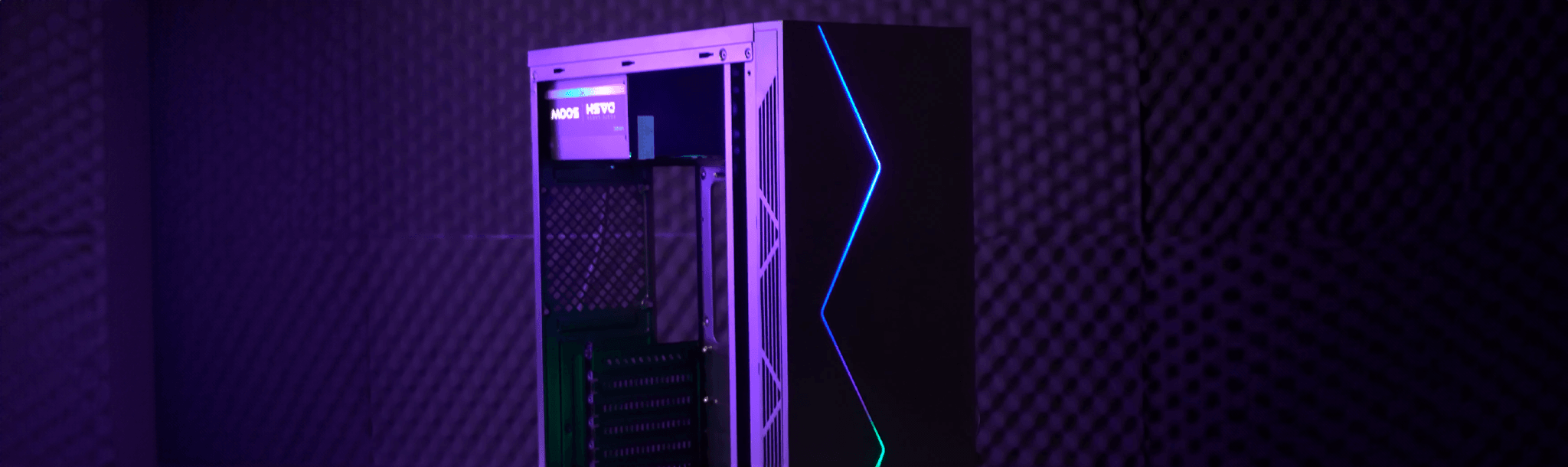 Gabinete Gamer T-Dagger Preto RGB Em Acrílico TGC-P03B | Enifler