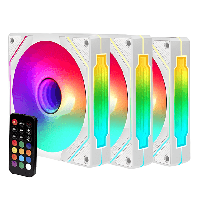 Kit Fan Liketec Enigma Snow - Ilumine Seu PC com ARGB | Enifler