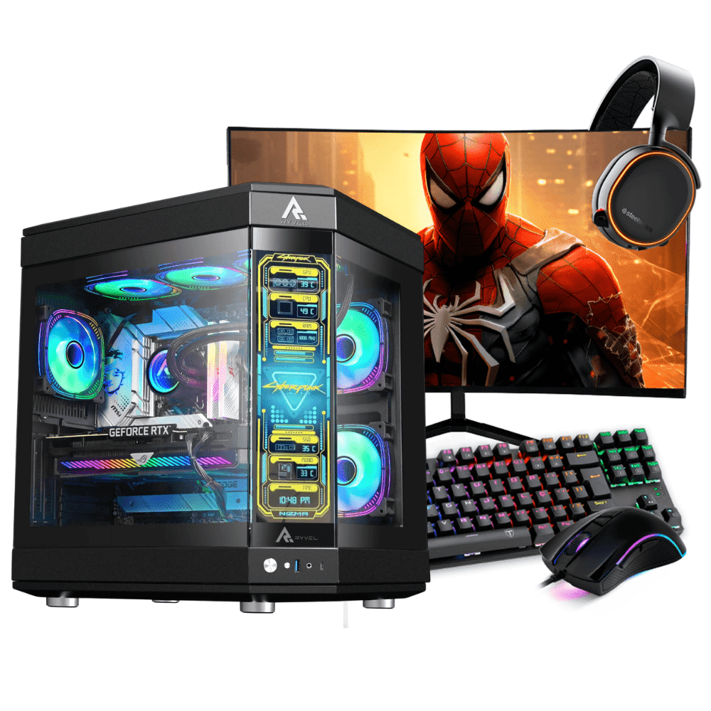 PC Gamer Completo Ryzen 5 7600X RX 7700 XT - Potência e Estilo | Enifler