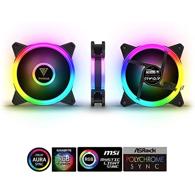Kit Cooler Fan Gamdias RGB 120mm - Potência e Estilo para seu PC | Enifler