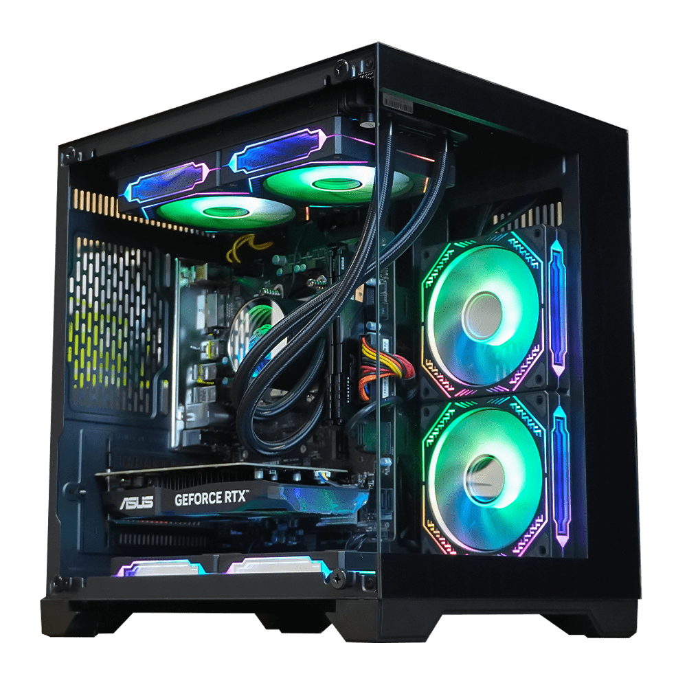 Gabinete Gamer Com Fans RGB, Aquário, Preto, GB1790 | Enifler