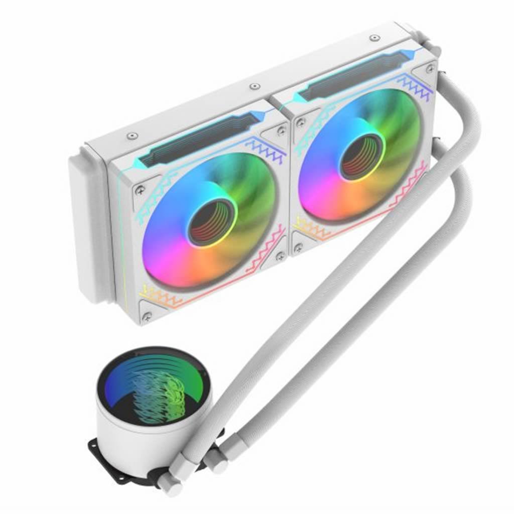 Water Cooler, Gaming Master, White, ARGB, 240Mmm, AMD/Intel, X565040R-E ...