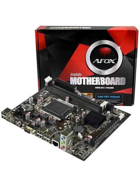 Placa Mãe H61 Afox Micro-atx Lga1155 2ª e 3ª Ger - IH61-MA5-V3 ...