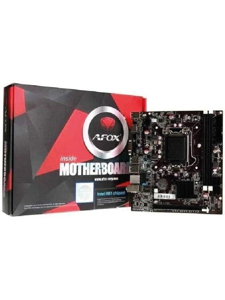 Placa Mãe H61 Afox Micro-atx Lga1155 2ª e 3ª Ger - IH61-MA5-V3 ...