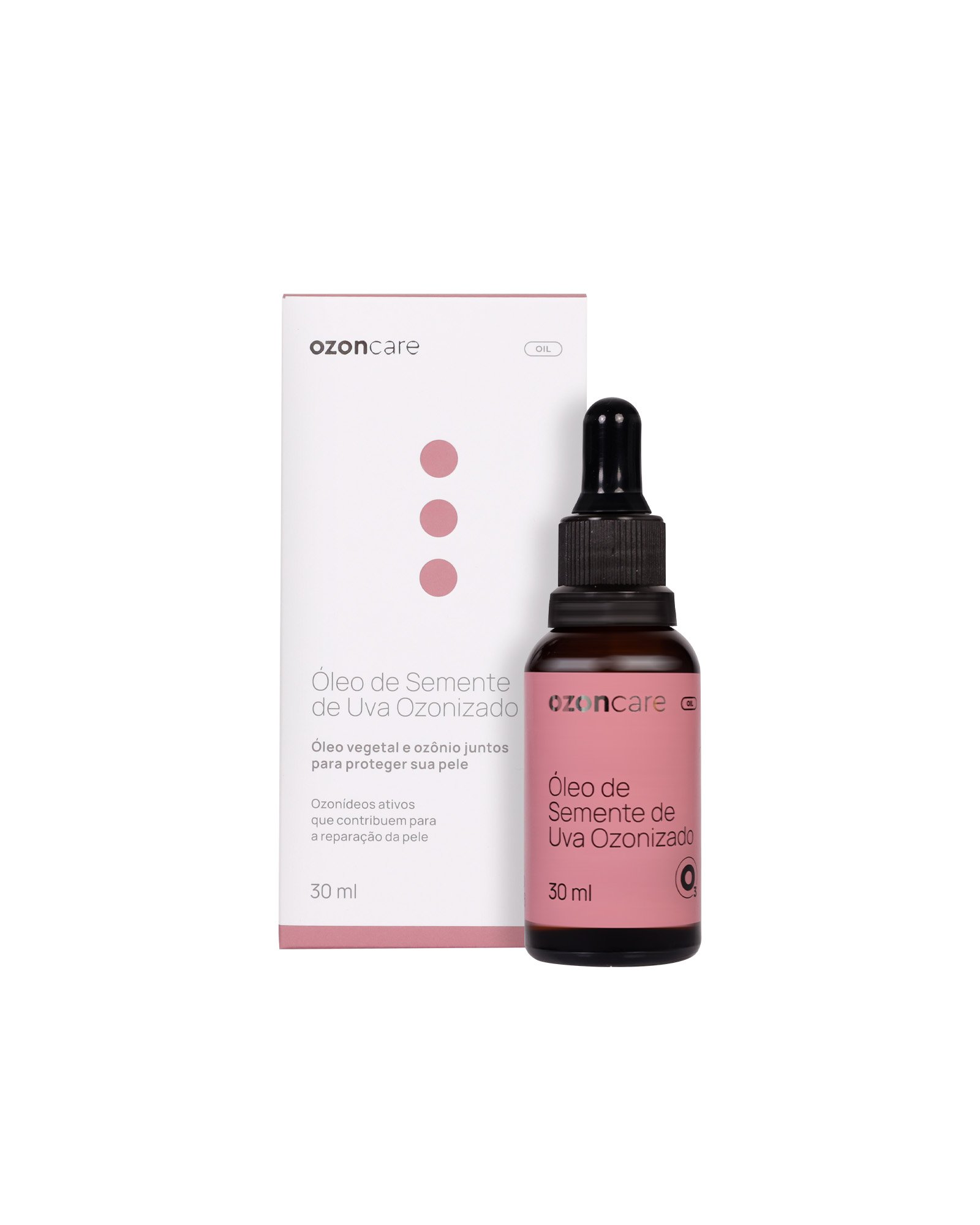 Óleo de Semente de Uva Ozonizado Ozoncare - 30mL | Leveza e Vitalidade ...