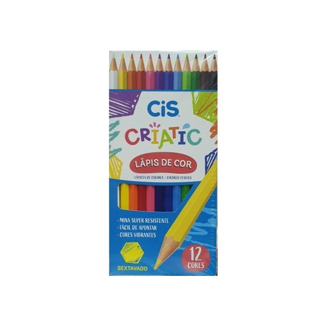 Lápis de Cor Cis Criatic 12 Cores | Papelaria Art Pel Lápis de Cor Cis Criatic 12 Cores | Papelaria Art Pel